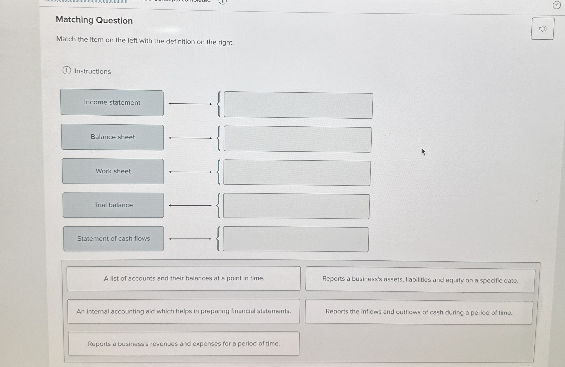 Solved Matching QuestionMatch the item on the left with the | Chegg.com