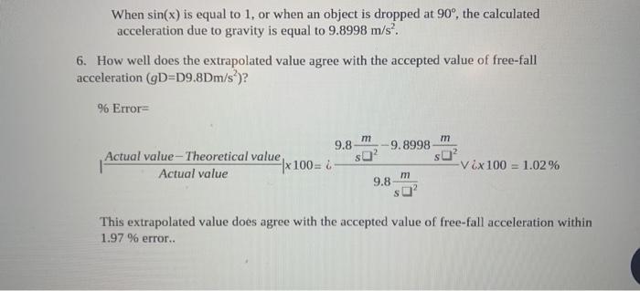 Solved Determining g on an Incline (Sensor Cart) During the | Chegg.com