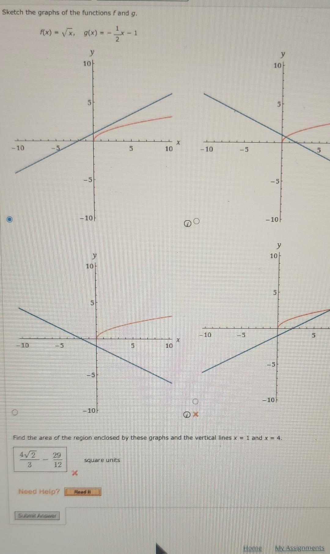 Solved Sketch the graphs of the functions f and g. 342−1229 | Chegg.com