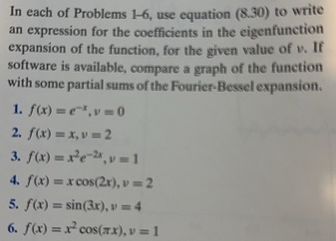 Solved In each of Problems 1-6, ﻿use equation ( 8.30 ) ﻿to | Chegg.com