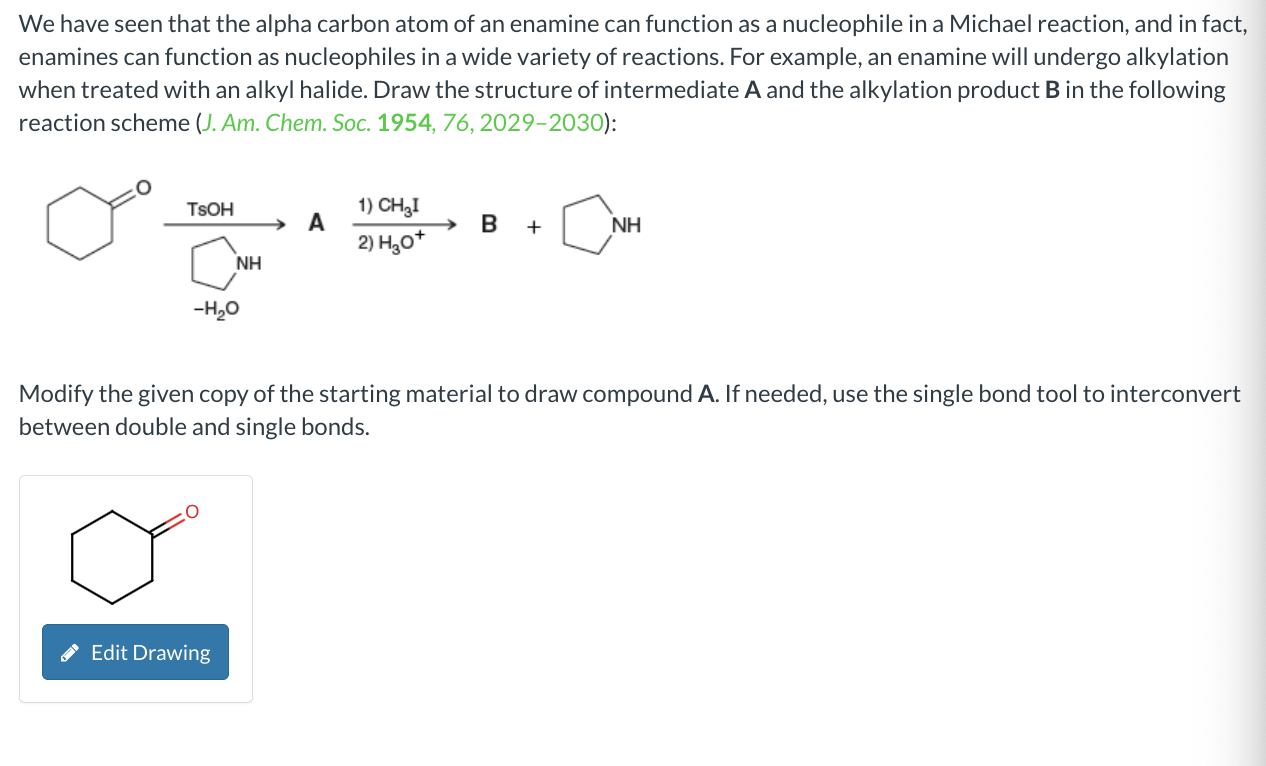 Solved Modify the given copy of the starting material to | Chegg.com