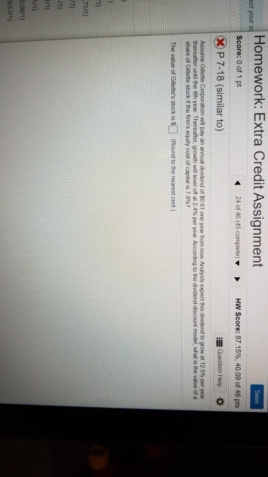 Solved Homework: Extra Credit Assignment Save ect your so | Chegg.com