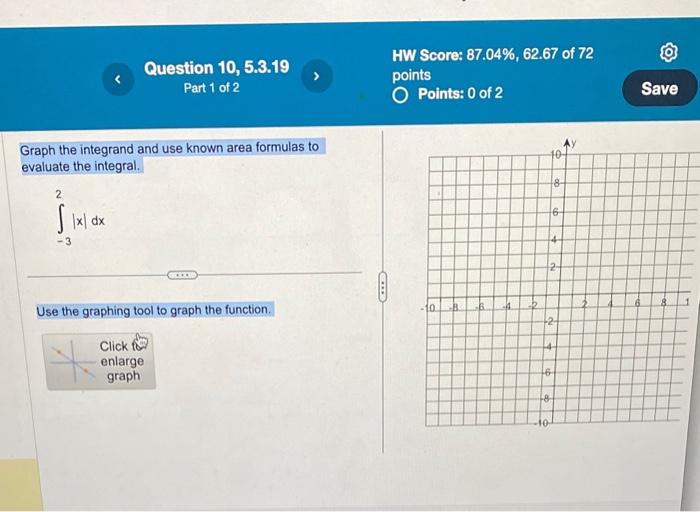 Solved Graph the integrand and use known area formulas to | Chegg.com