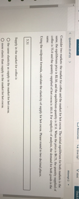 Solved Resources LX Give Up? Give Up? V Hint Check