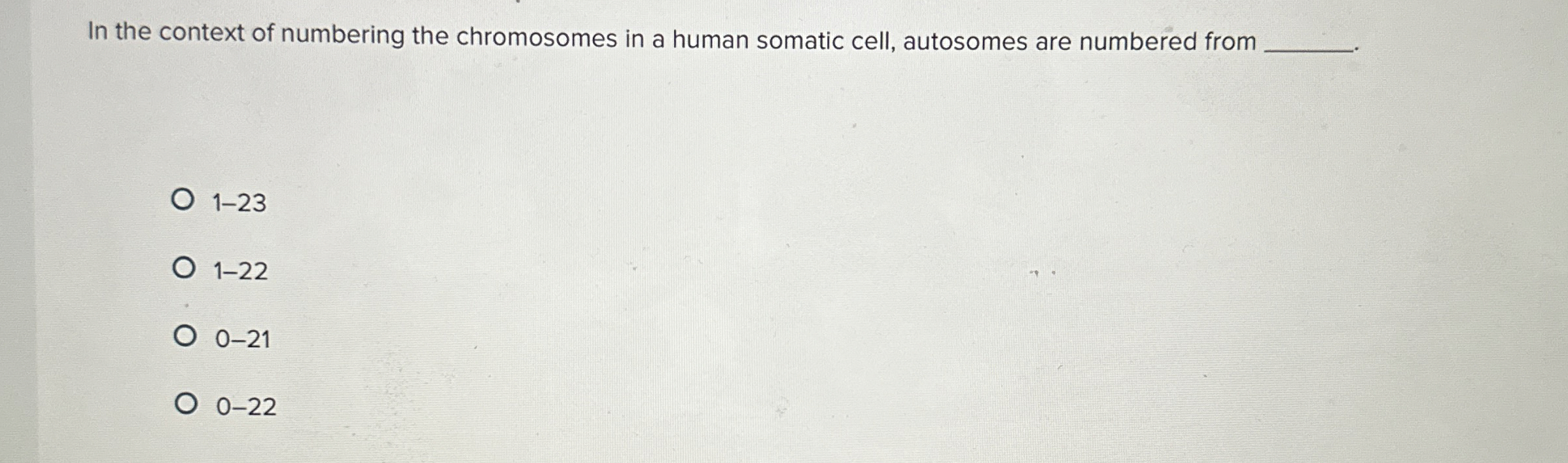 Solved In the context of numbering the chromosomes in a | Chegg.com