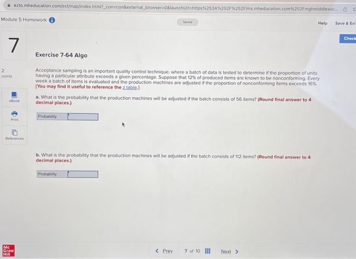 Solved Acceptance sampling is an important quality control | Chegg.com