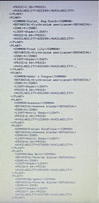 Solved PARSING AND MANIPULATING XML DATA XML is the basis | Chegg.com