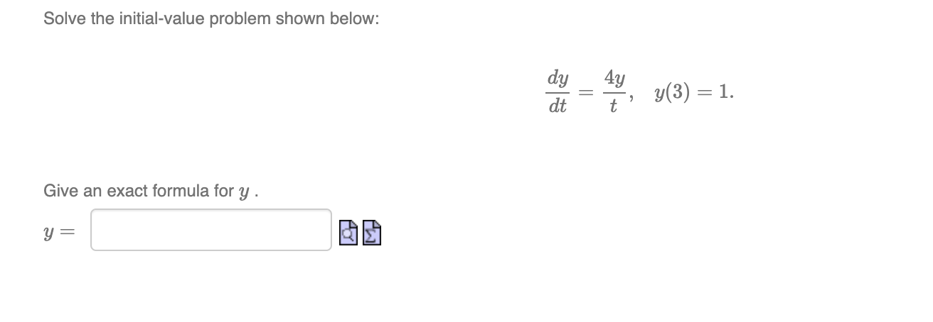 Solved Solve the initial-value problem shown | Chegg.com