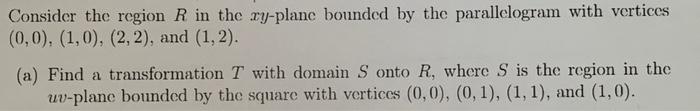 Solved Consider the region R in the xy-plane bounded by the | Chegg.com