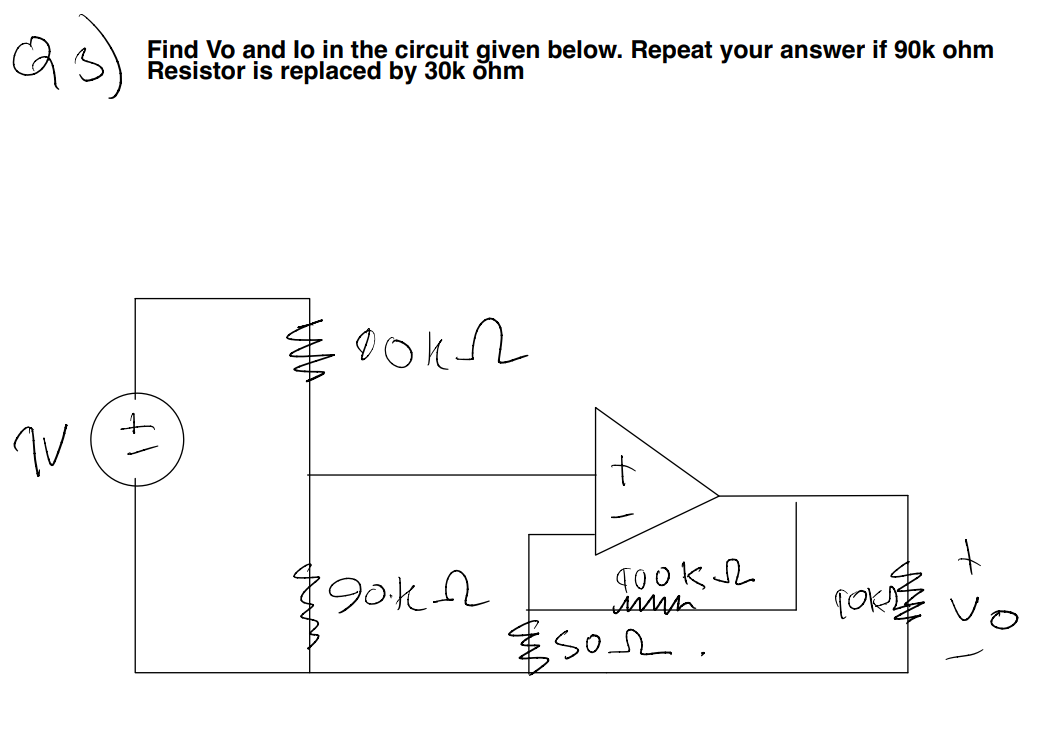 Solved q3) ﻿Find Vo and Io in the circuit given below. | Chegg.com