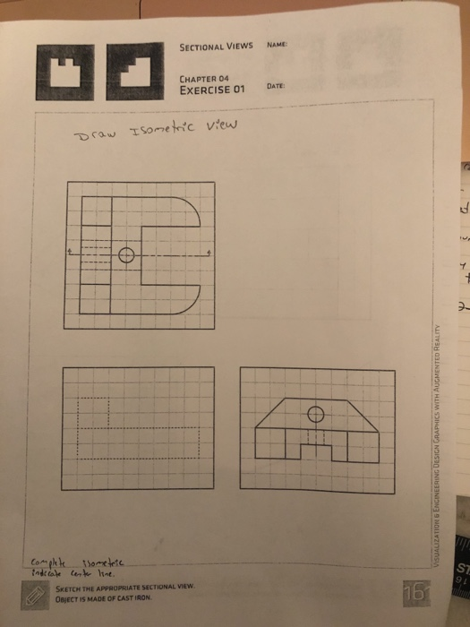 Solved SECTIONAL VIEWS NAME: CHAPTER 04 EXERCISE 01 DATE: | Chegg.com