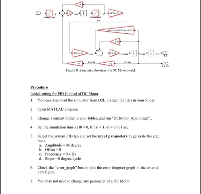 Solve the lab procedure using matlab and simulink. | Chegg.com