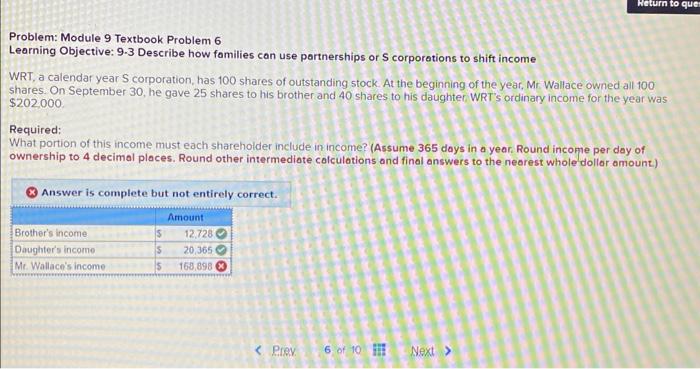 Solved Problem: Module 9 Textbook Problem 6 Learning | Chegg.com