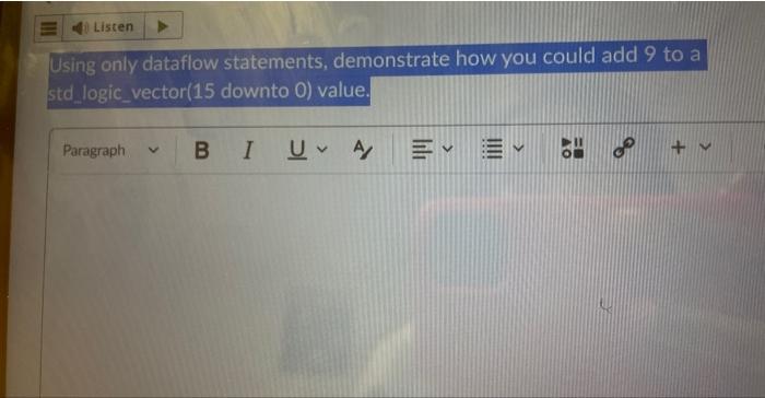Solved Using only dataflow statements, demonstrate how you | Chegg.com