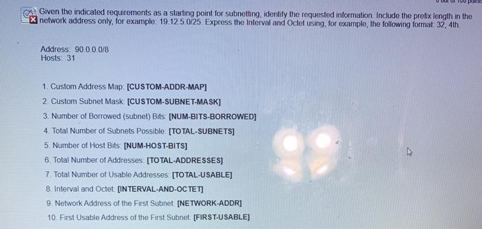 Solved ор Given the indicated requirements as a starting | Chegg.com