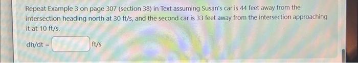 Solved Repeat Example 3 on page 307 (section 38) in Text | Chegg.com