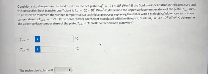 Solved Consider a situation where the heat flux from the hot | Chegg.com