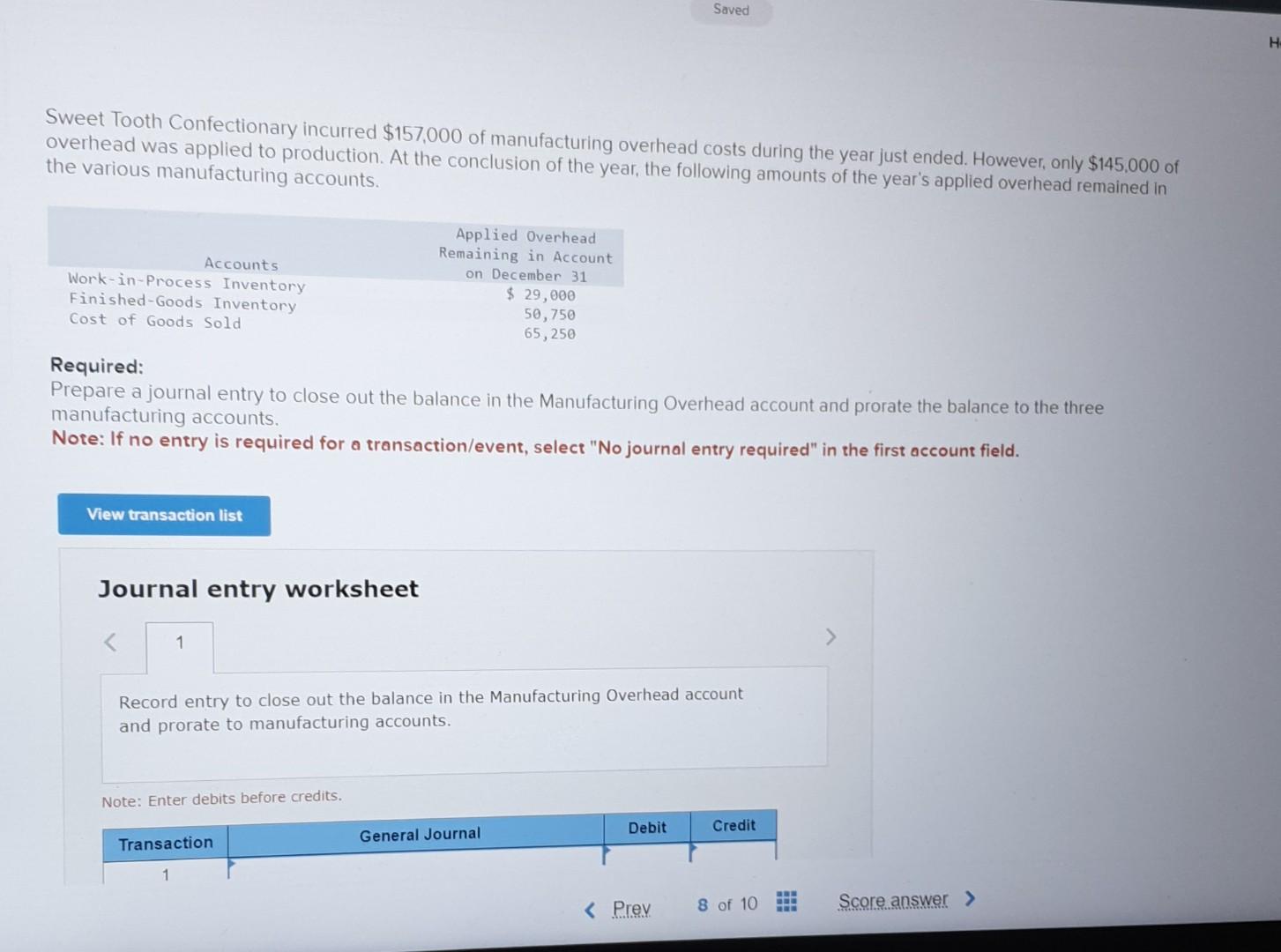 Solved Sweet Tooth Confectionary incurred $157,000 of | Chegg.com