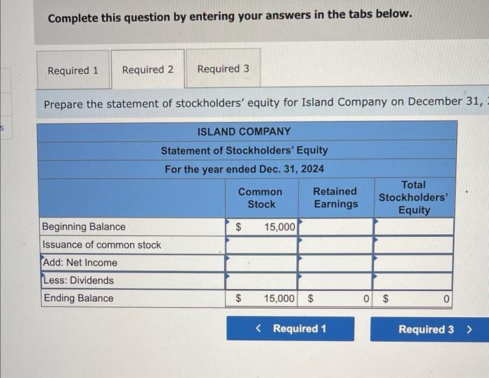 Solved Island Company provides the following information at | Chegg.com Solved Island Company provides the following information at | Chegg.com
