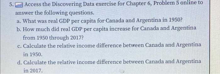 Solved 5. Access the Discovering Data exercise for Chapter | Chegg.com