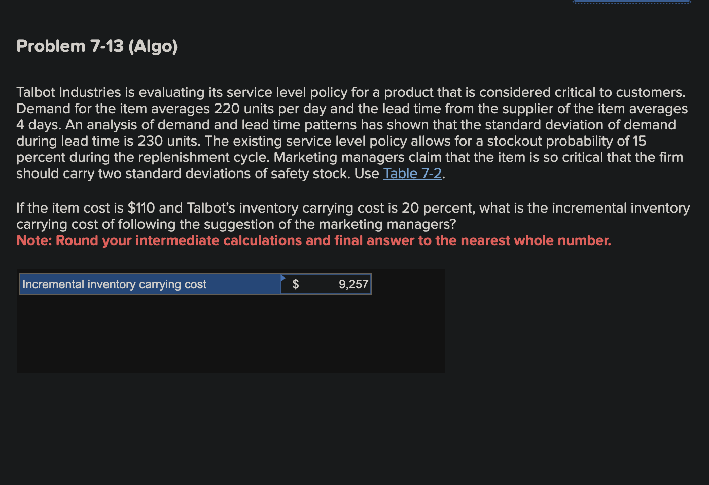 Solved Problem 7-13 (Algo)Talbot Industries is evaluating | Chegg.com