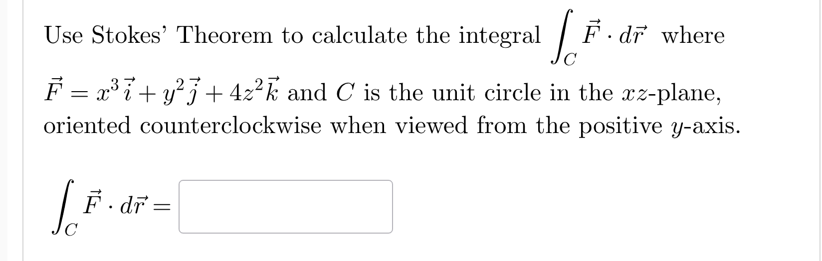 Use Stokes' Theorem to calculate the integral | Chegg.com