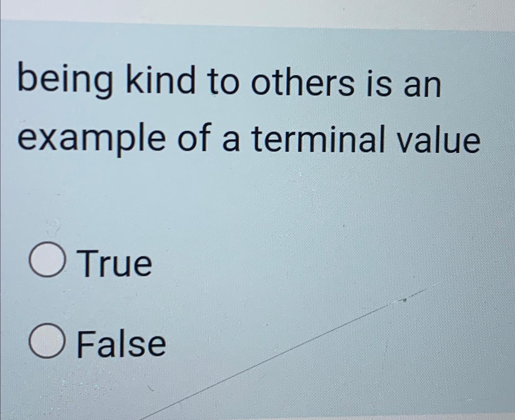 Solved What is the appropriate option?being kind to others | Chegg.com