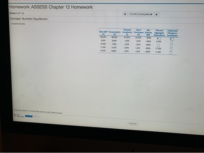 Solved Homework Assess Chapter 12 Homework Score 0 Of 1 Pt