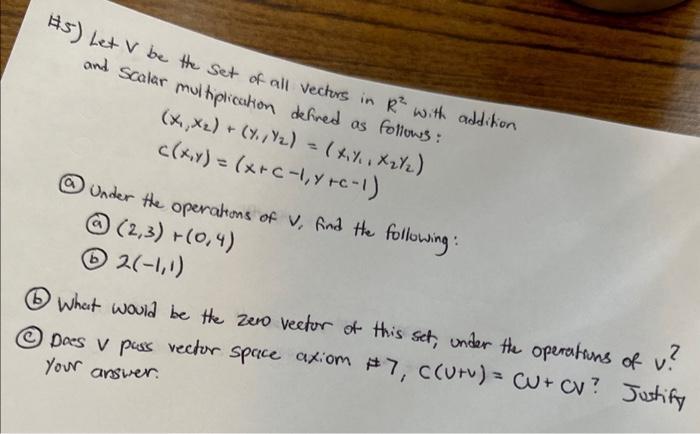 Solved (x1,x2)+(y1,y2) defined as follows: addition | Chegg.com