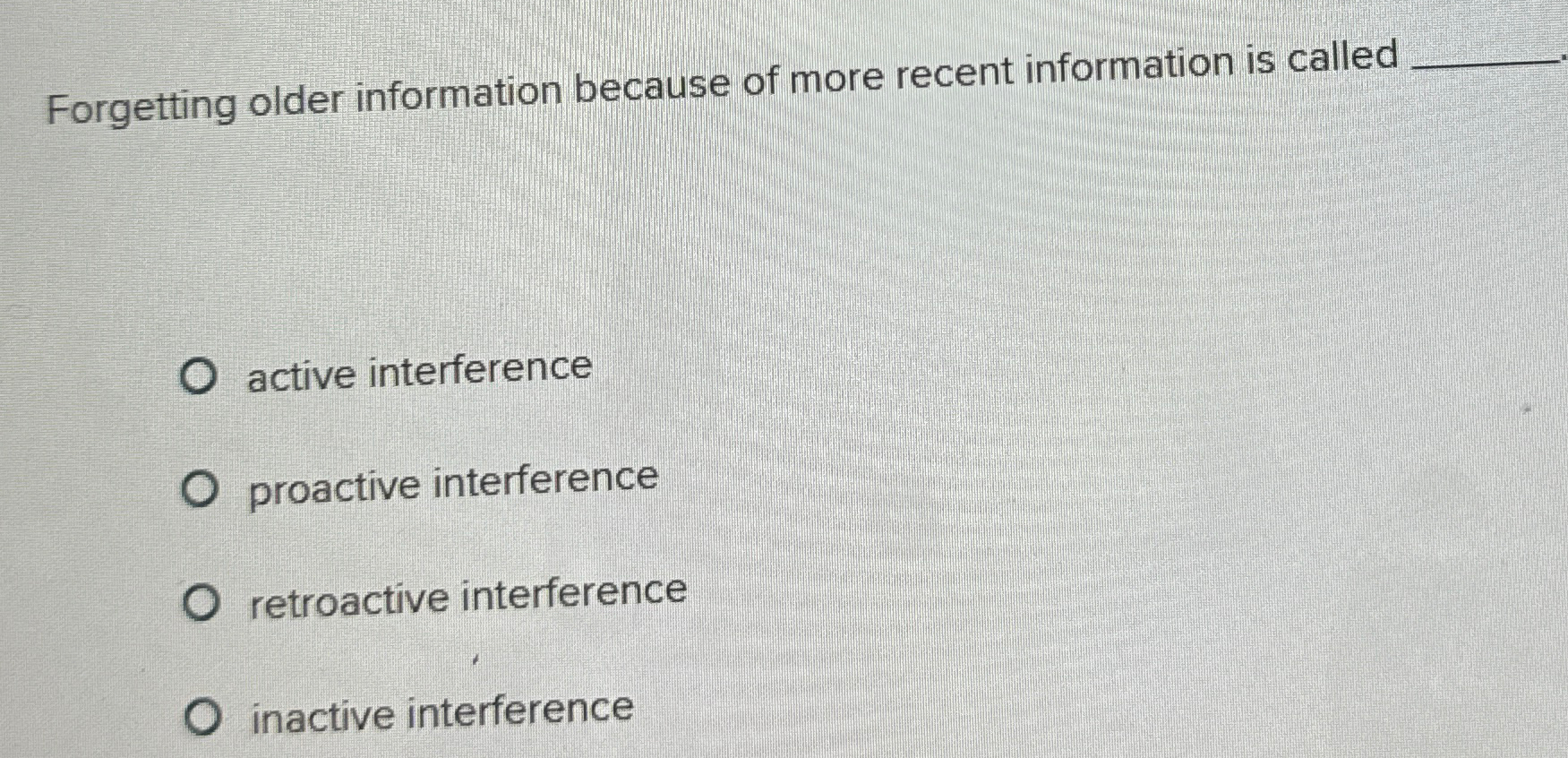 Solved Forgetting older information because of more recent | Chegg.com