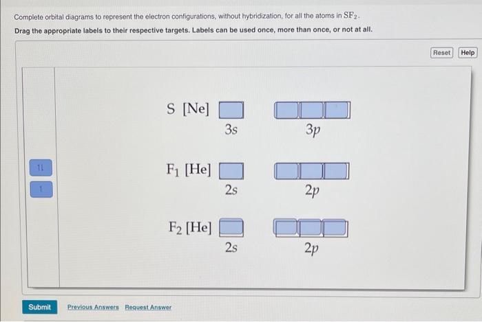 Solved Complete orbital diagrams to represent the electron | Chegg.com