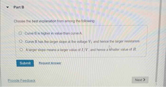 Solved Current versus-voltage plots for two materials, A and | Chegg.com