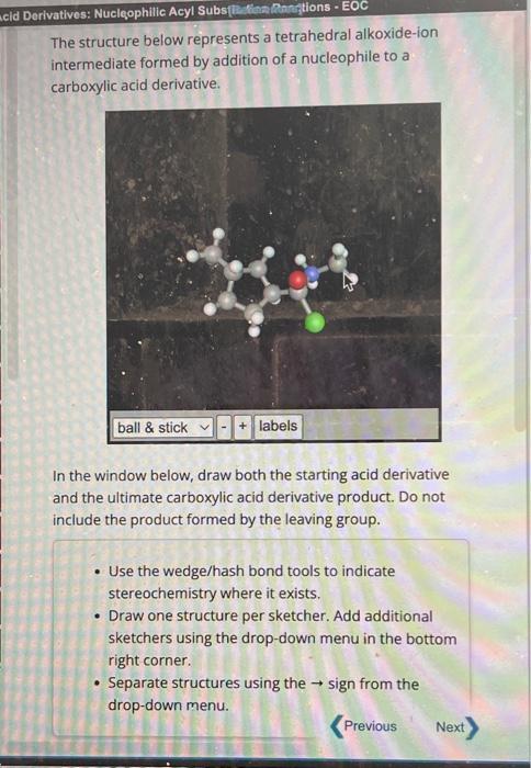 Solved The structure below represents a tetrahedral | Chegg.com