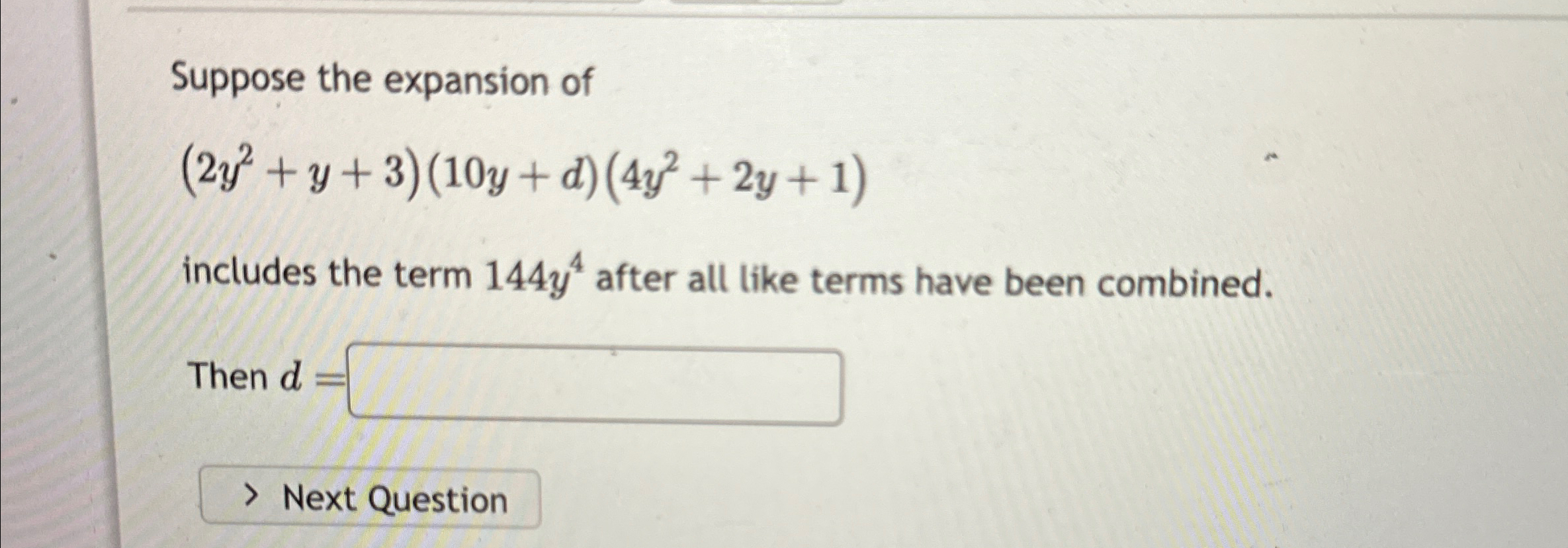 Solved Suppose the expansion | Chegg.com