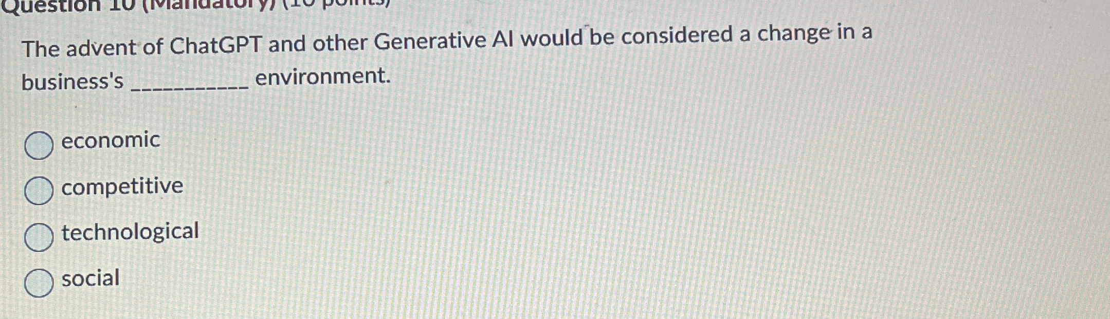 Solved The advent of ChatGPT and other Generative AI would | Chegg.com