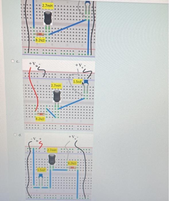 Solved Which breadboard setup shows the correct | Chegg.com