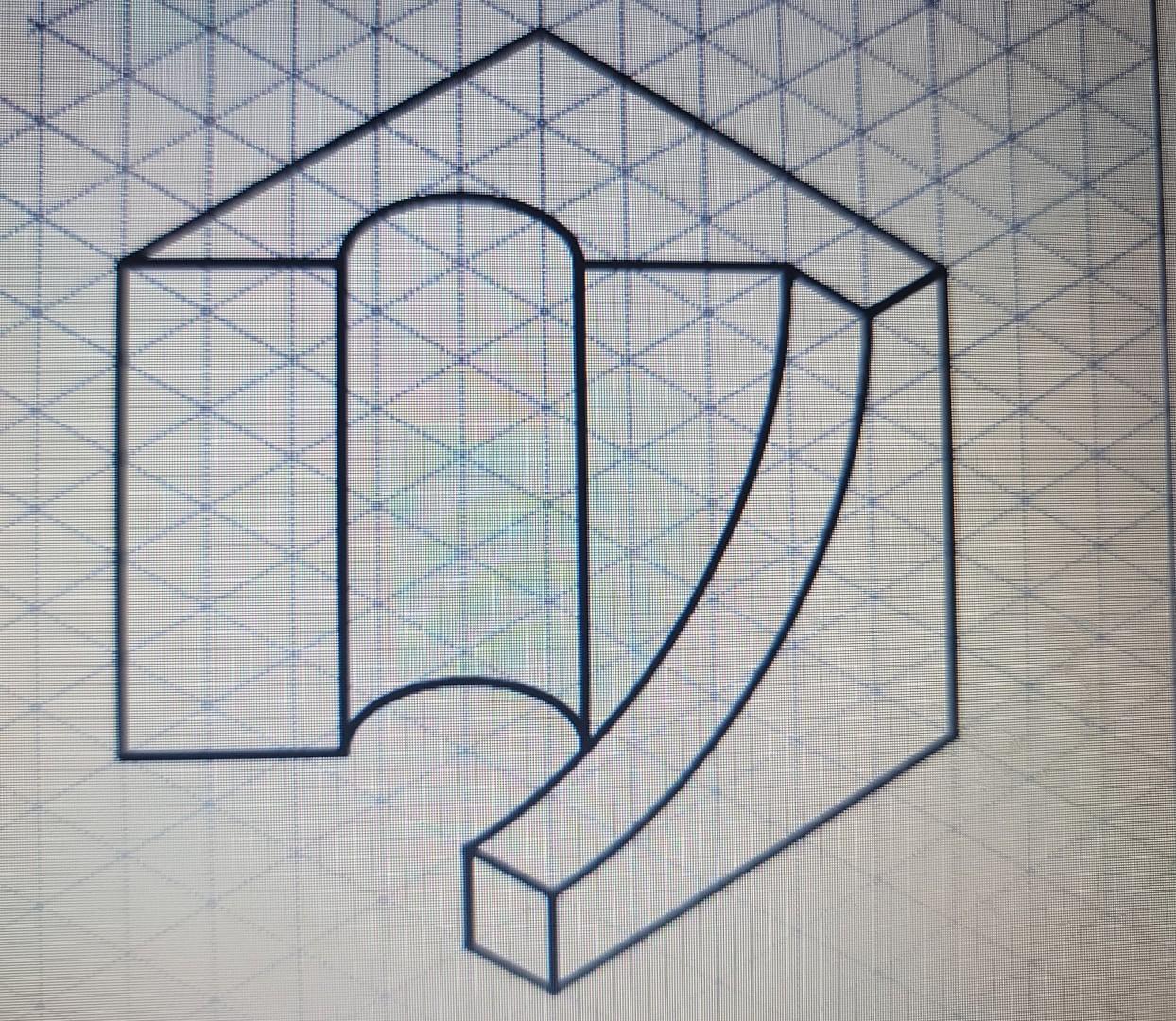 Solved draw necessary multiview drawings of the following | Chegg.com