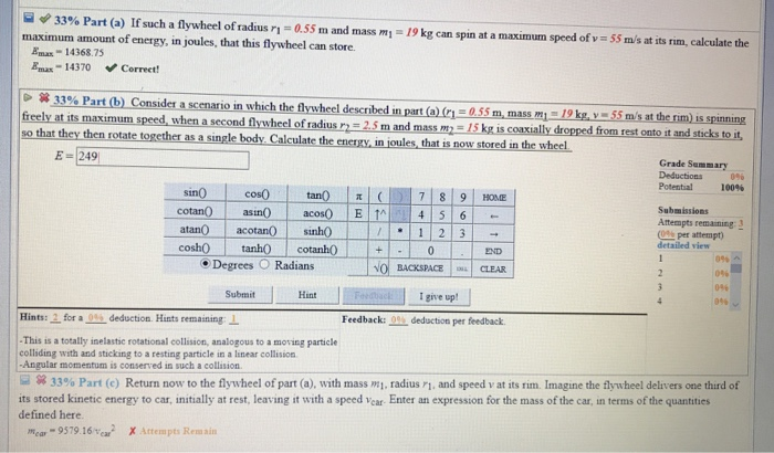 Solved Class Management | Help HW 10 - Angular Momentum | Chegg.com