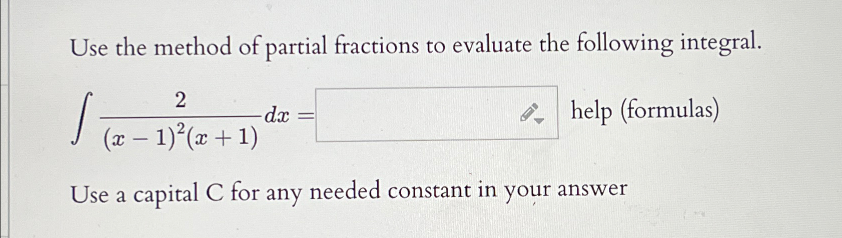 Solved Use the method of partial fractions to evaluate the | Chegg.com