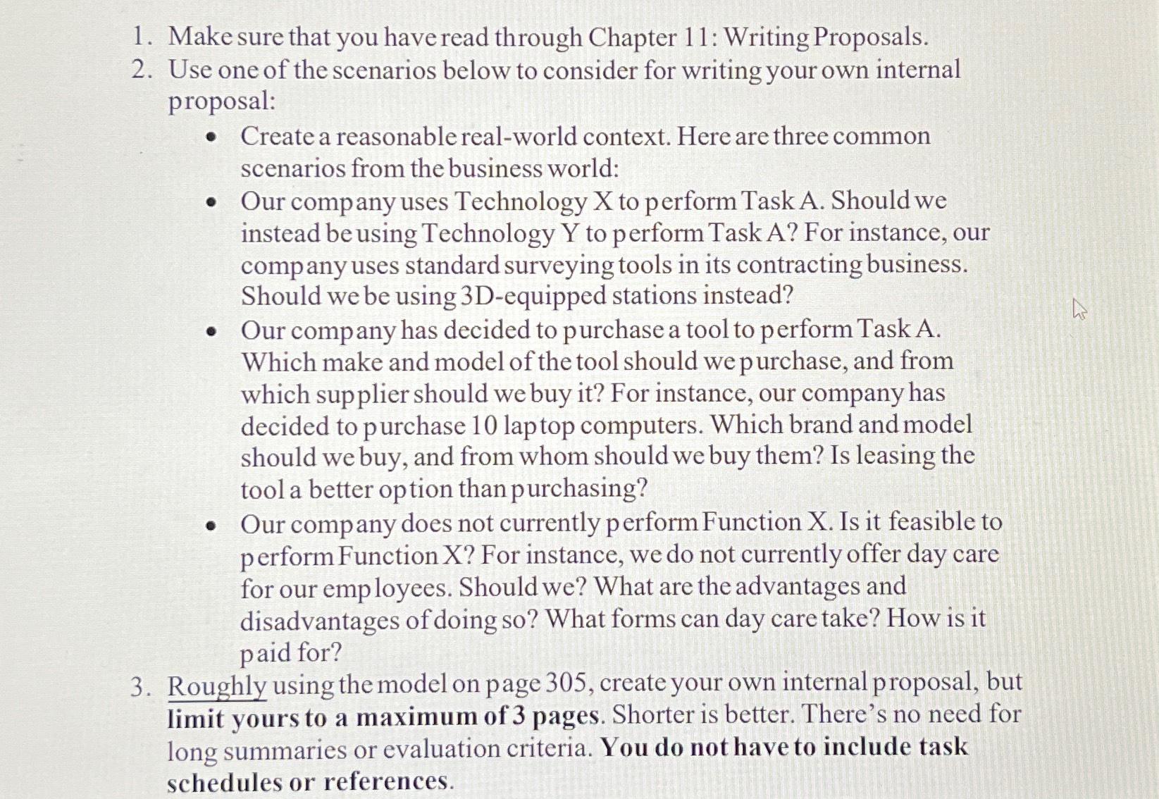 Solved Make sure that you have read through Chapter 11: | Chegg.com