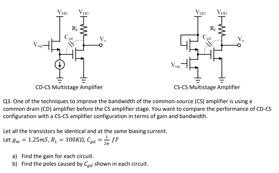 Solved Q3. ﻿One of the techniques to improve the bandwidth | Chegg.com