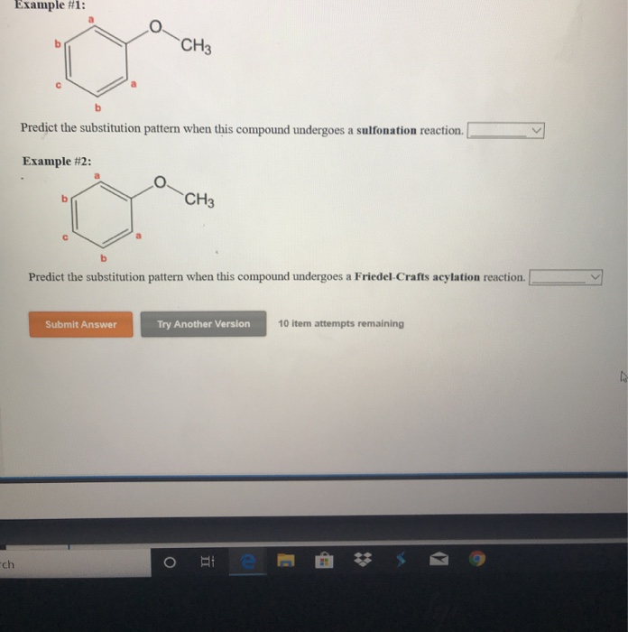 Solved Example #1: Predict the substitution pattern when | Chegg.com