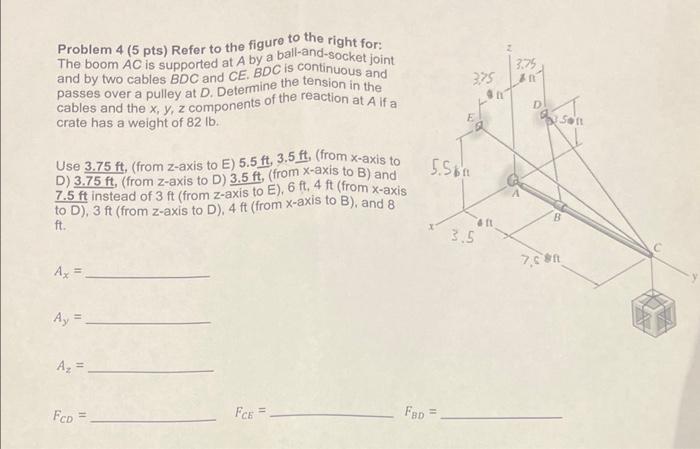 Solved Problem 4 (5 pts) Refer to the figure to the right | Chegg.com