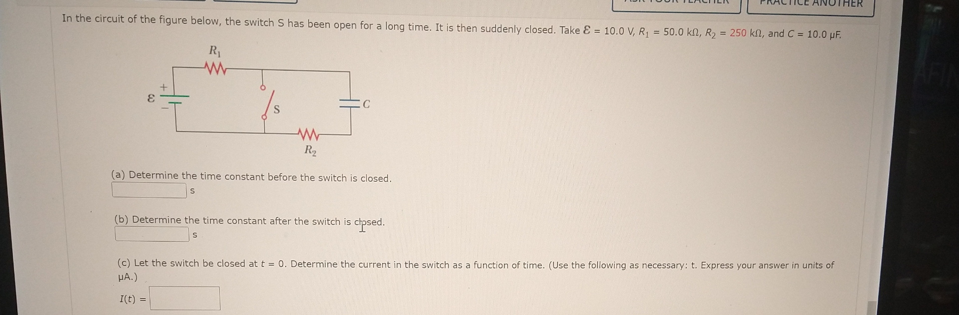 Solved for engineering Physics II.In the circuit of the | Chegg.com