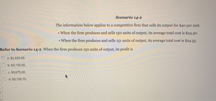Solved Scenario 14-2 The information below applies to a | Chegg.com Solved Scenario 14-2 The information below applies to a | Chegg.com