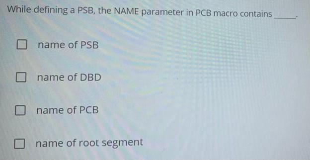 Solved identify the internal components used in a COBOL-IMS | Chegg.com