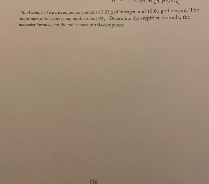 Solved Identify from the following mixtures (problems 4-7) | Chegg.com