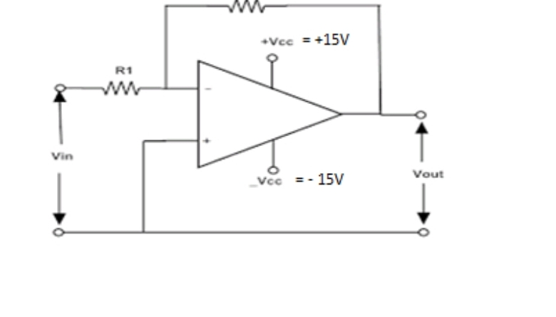Circuit " 3 "Inverting amplifier circuit as shown in | Chegg.com