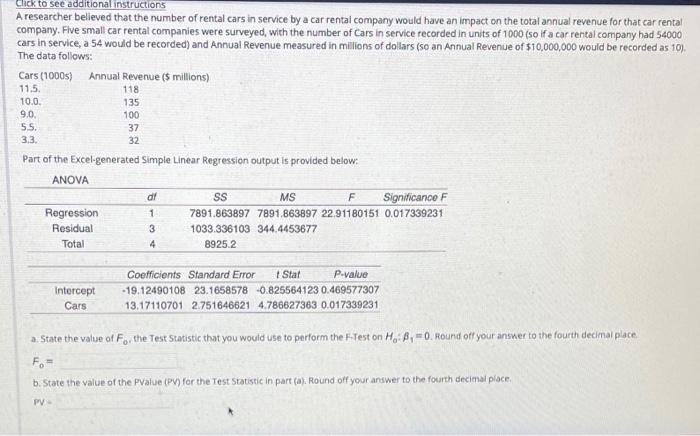 Solved Click to see additional instructions A researcher | Chegg.com