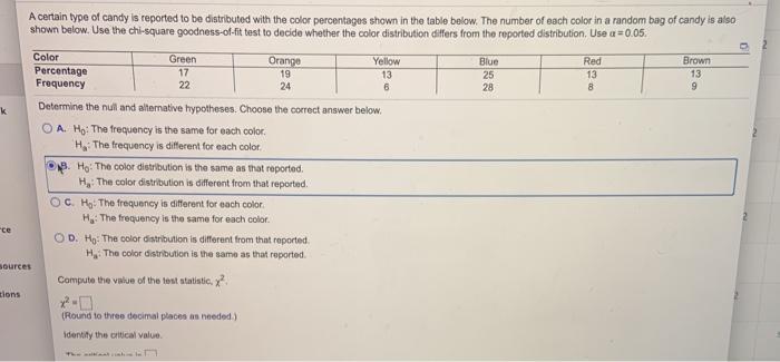 Solved 9 k A certain type of candy is reported to be | Chegg.com